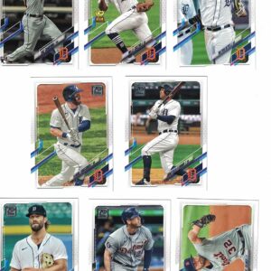 Detroit Tigers / 2022 Topps Baseball Team Set (Series 1 and 2) with (23) Cards. PLUS 2021 Topps Tigers Baseball Team Set (Series 1 and 2) with (20) Cards. ***INCLUDES (3) Additional Bonus Cards of Former Tigers Greats Alan Trammell, Jack Morris and Lou Wh