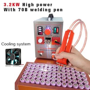 709AD+ Battery Spot Welder,Pulse Spot Welder,for Welding Lithium-ion Battery Pack, Equipped with Cooling System and Intelligent Welding Function,110V-220V