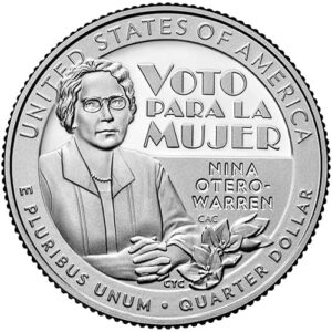 2022 s clad proof american women quarter nina otero-warren quarter choice uncirculated us mint