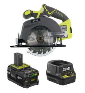 ryobi 18-volt cordless 5.5 inch circular saw combo kit with a 4ah battery and charger (bulk packaged)