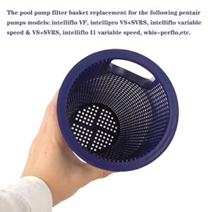 ELIUNG 070387 Strainer Basket Suitable for Whisper-flo Intelli-flo Pump Basket Replace 070387 for Pentair Whisperflo Intelliflo Pumps Swimming Pool Pump Basket (Blue)