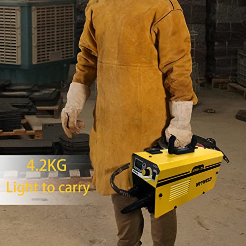 Mig welder, MYYWELD 120A 110V MIG Welding Gasless MIG/Stick Welder 2 in 1 Flux Core Wire Welding Machine No Gas IGBT Inverter