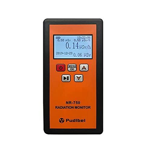 Kavolet Nuclear Radiation Detector, Beta Gamma X-ray Tester, NR-750 Household Radioactive Tester, LCD Display, Geiger Counter Radiation Detector, Triple Alarm