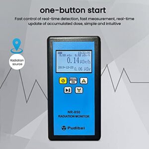 Kavolet Nuclear Radiation Detector, Beta Gamma X-ray Tester, NR-750 Household Radioactive Tester, LCD Display, Geiger Counter Radiation Detector, Triple Alarm