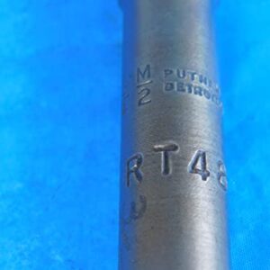 Putnam .739" O.D. HSS Reamer Morse Taper #2 Shank LH Spiral 8 FL MT2 3/4 .75 - JP0433AP1