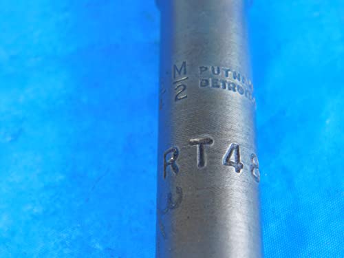 Putnam .739" O.D. HSS Reamer Morse Taper #2 Shank LH Spiral 8 FL MT2 3/4 .75 - JP0433AP1