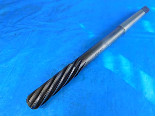 Putnam .739" O.D. HSS Reamer Morse Taper #2 Shank LH Spiral 8 FL MT2 3/4 .75 - JP0433AP1