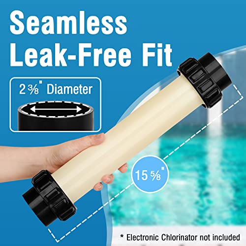 Impresa Dummy Bypass Cell Intended for Pentair IntelliChlor IC Models 520588 - Extend The Life of Your Pool Sanitizer System - Leak Free Impresa Cell Compatible with Pentair Salt Chlorine Generator