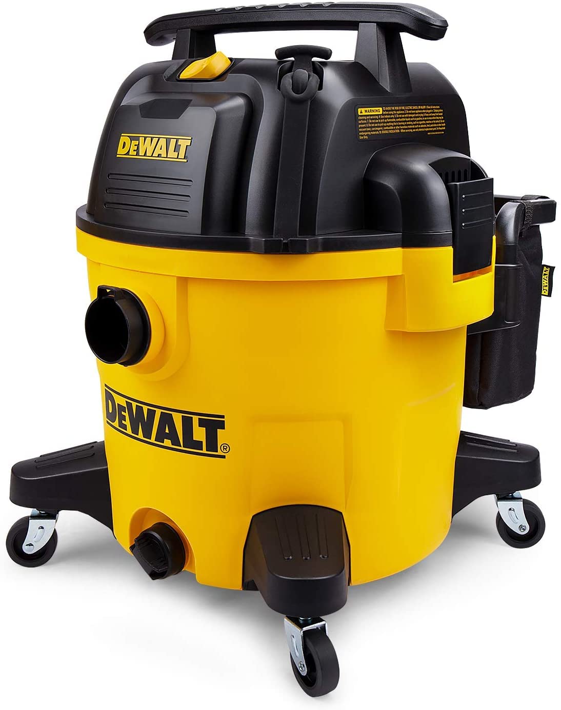 DeWALT DXV10PZ 10 Gallon 5.5 Peak HP Poly Wet Dry Vacuum, Yellow