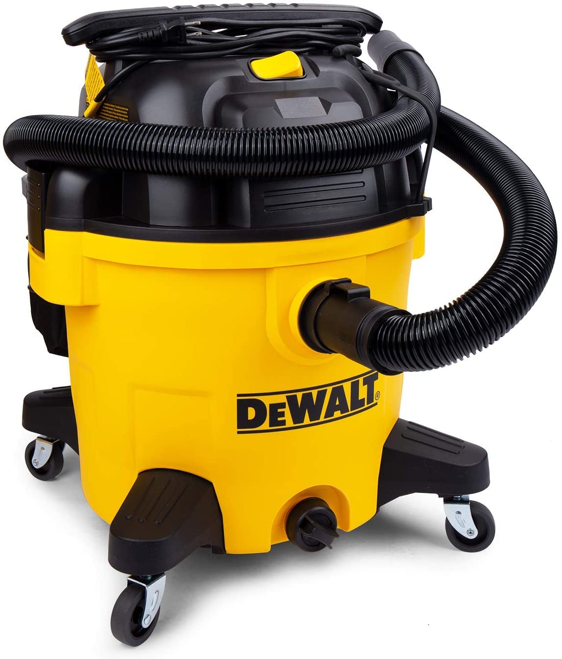 DeWALT DXV10PZ 10 Gallon 5.5 Peak HP Poly Wet Dry Vacuum, Yellow