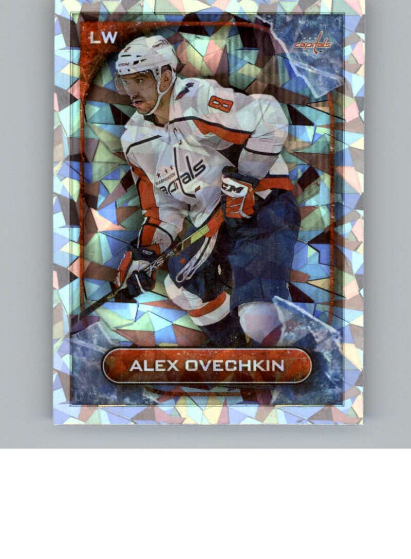 2021-22 Topps Stickers #544 Alex Ovechkin Foil NM Washington Capitals NHL Hockey (Mini Sized) Sticker Trading Card