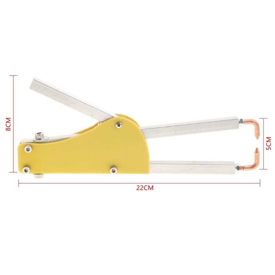 Spot Welder Plier Wrench Wire Kit Adjustable Spot Welding Machine Pressure Epoxy Board Pen Butt Soldering Tong Tools Accessories (Spot Welder Plier+Wire)