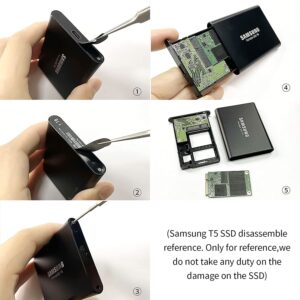 ANDYCINE Lunchbox mSATA to SATA Adapter DIY Magnalium Case for mSATA SSD T5 1TB/2TB Compatible for Atomos Ninja V,Ninja V+,Ninja Flame,Ninja Inferno,and Shogun Inferno