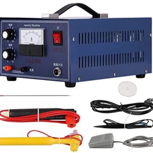 HPDONM 300W Jewelry Pulse Welding Machine Portable High Power Spot Welder DX-50A,Welding Range: 0.6-1.2MM, for Gold Silver Platinum Palladiu