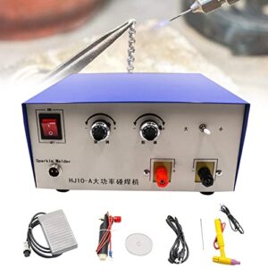 hpdonm 600w jewelry pulse welding machine portable high power spot welder dx-100a,welding range: 0.8-2.5mm, for gold silver platinum palladiu