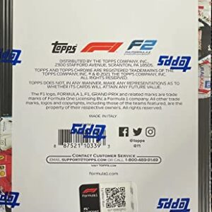 2021 Topps Chrome Formula 1 Racing Hobby Lite Box