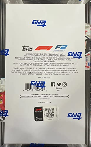 2021 Topps Chrome Formula 1 Racing Hobby Lite Box