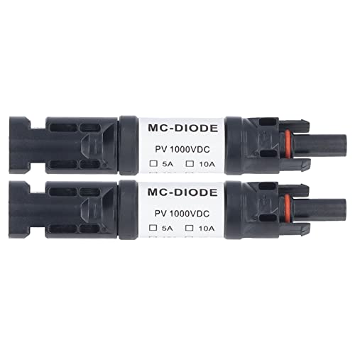 1000V Solar PV Connector Snap-in PPO Housing Solar PV Fuse Holder 2pcs for connecting solar panels 15A