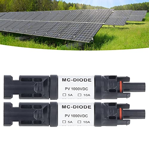 1000V Solar PV Connector Snap-in PPO Housing Solar PV Fuse Holder 2pcs for connecting solar panels 15A