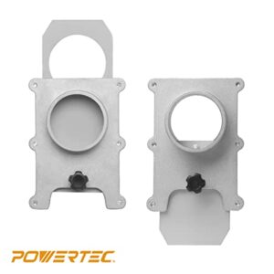 POWERTEC 70134V 2-1/2-Inch Aluminum Blast Gate for Dust Collector, Dust Collection Fittings, 1 PK