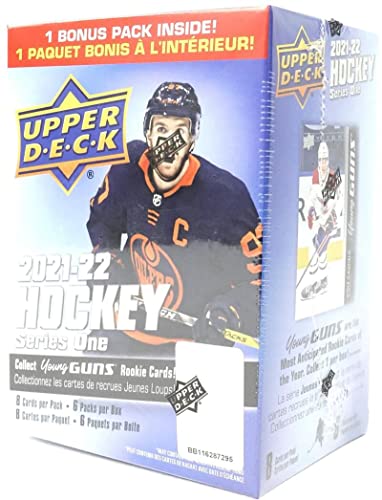 2021/22 Upper Deck Series 1 NHL Hockey BLASTER box (6 pks/bx)