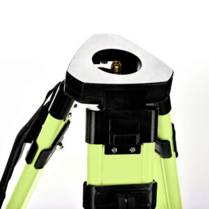 AdirPro Aluminum Hi -Vis Green Tripod with Quick Clamp & AdirPro 14-Foot Aluminum Grade Rod Bundle