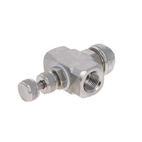 Heyiarbeit 1/4BSP Female Thread 130 Degree Round Spray Air Atomizing Mist Nozzle 304 Stainless Steel