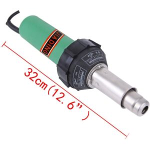 110V 1600W Plastic Welding Gun Hot Air Torch Heat Gun Welder PVC Vinyl Floor PP PE Water Tank Geomembrane Welding Machine Tool Kit