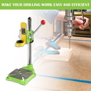 POWLAB Floor Drill Press stand Drill Press Work Station Stand Table Top Drill Press 90° Rotating Fixed Frame for Drill Workbench Repair Drill Press Table Only for Clamping Range 38mm-42mm