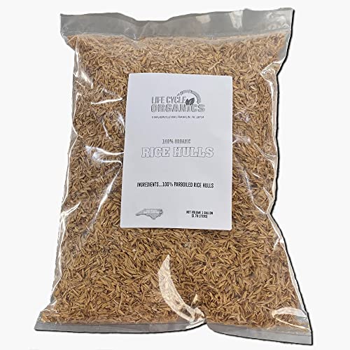 Organic Rice Hulls - 1 Gallon