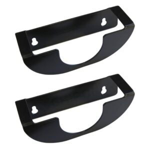 (pack of 2) black angle grinder holder tool wall mount bracket for 5inch grinder