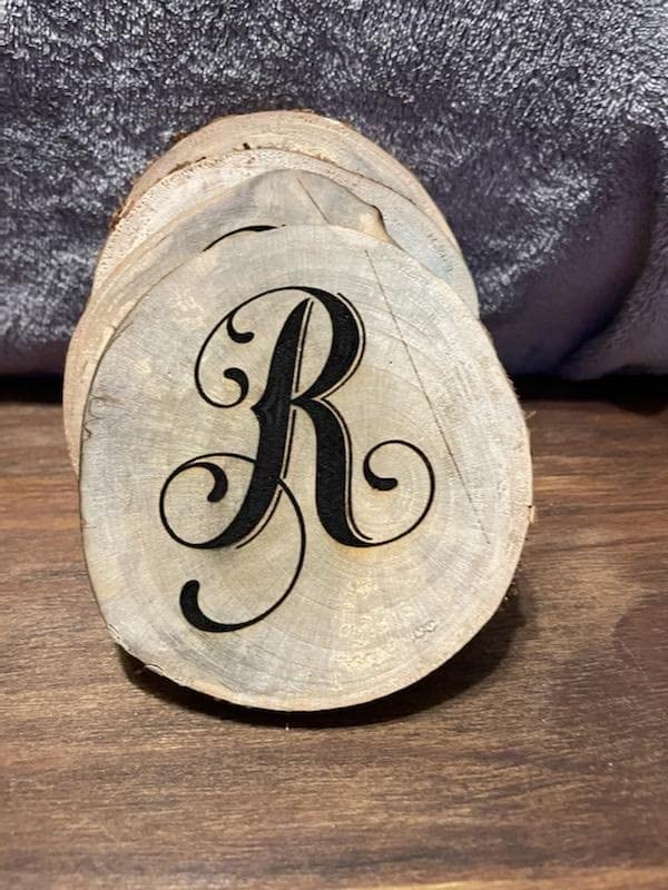 Monogram Coasters (Maple)