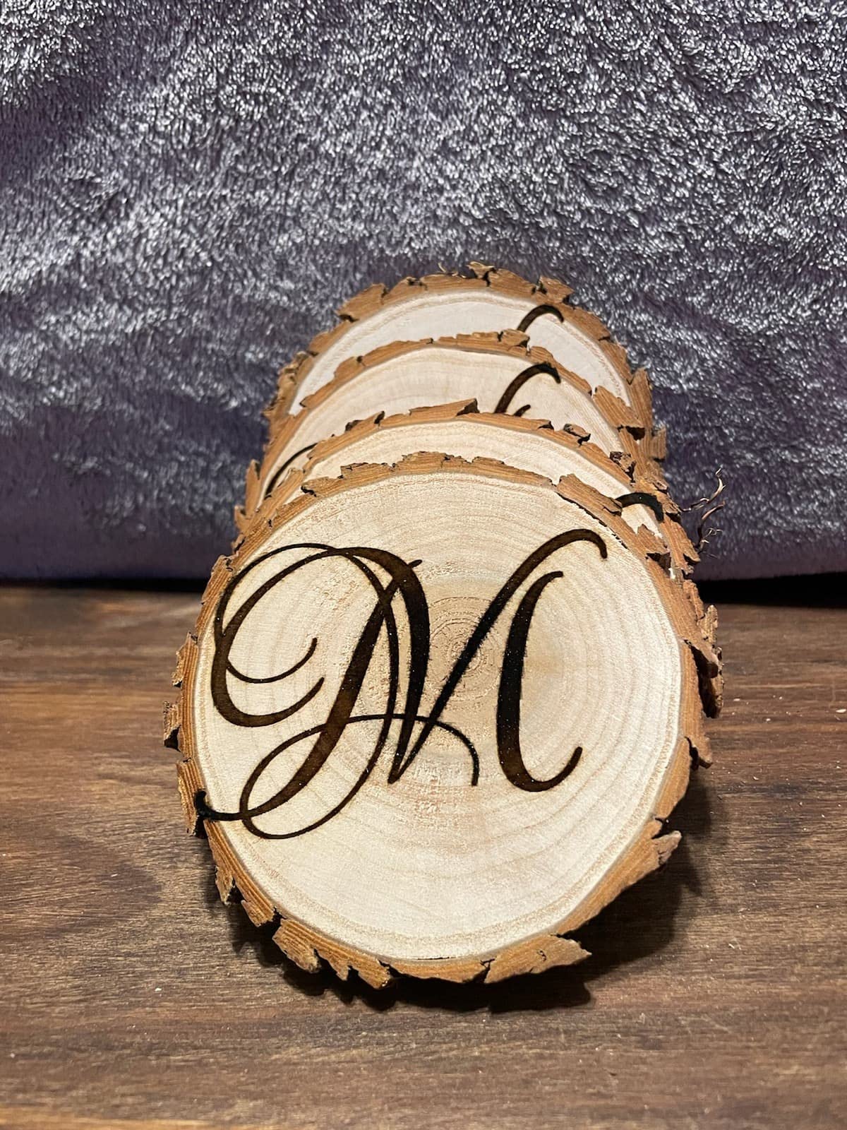 Monogram Coasters (Maple)