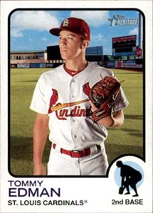 2022 topps heritage #143 tommy edman st. louis cardinals nm-mt mlb baseball