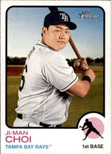 2022 topps heritage #393 ji-man choi tampa bay rays nm-mt mlb baseball