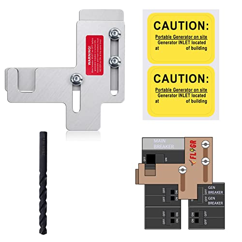 Generator Interlock Kit Compatible with Siemens or Murray Panels.7/8 - 1 1/4" Spacing Between Main and Branch Breakers.150 or 200 Amp.