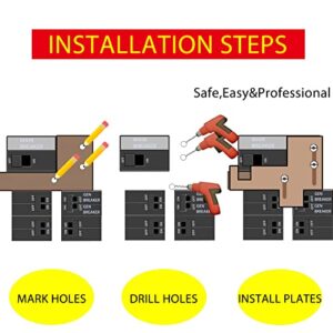 Generator Interlock Kit Compatible with Siemens or Murray Panels.7/8 - 1 1/4" Spacing Between Main and Branch Breakers.150 or 200 Amp.