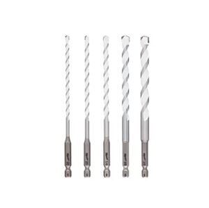 milwaukee 5 piece shockwave carbide multi-material drill bit set