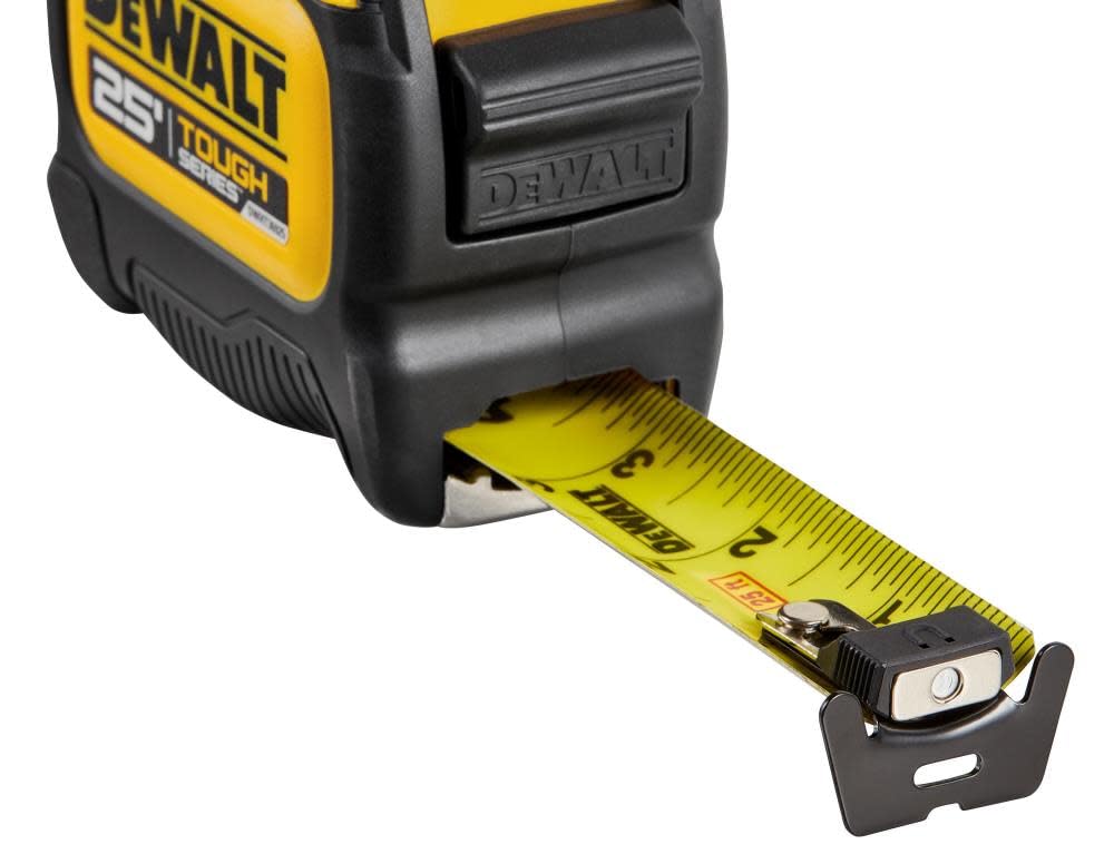 DEWALT TAPE MEASRE BLK/YLW 25FT