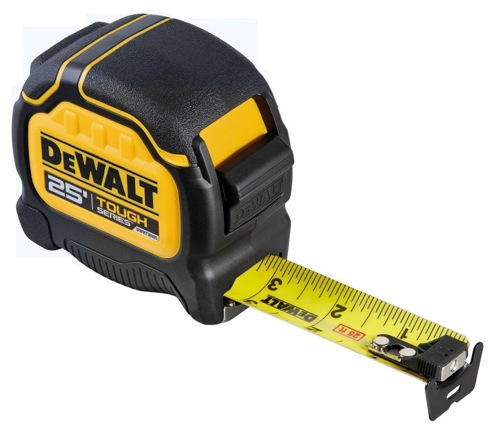 DEWALT TAPE MEASRE BLK/YLW 25FT