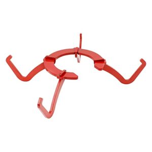 hynade gas tank hanger, four hooks steel welding hanger, welding accessory, hang your welding helmet, tig torch, mig torch, gloves