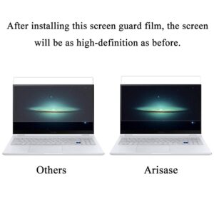 Arisase (3 Pack Clear Screen Protector for 15.6" Samsung Galaxy Book Pro 360 Series with 16:9 Aspect Ratio Laptop (15.6 Inches)