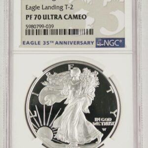 2021 S Proof American Silver Eagle Type 2 1 Oz PF-70 NGC Ultra Cameo