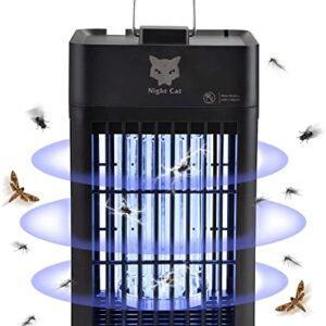 Night Cat Bug Zapper Outdoor Indoor 18W Mosquito Killer Lamp 4200V Powerful Fly Killing Lamp Electric Insect Killer for Garden Kitchen