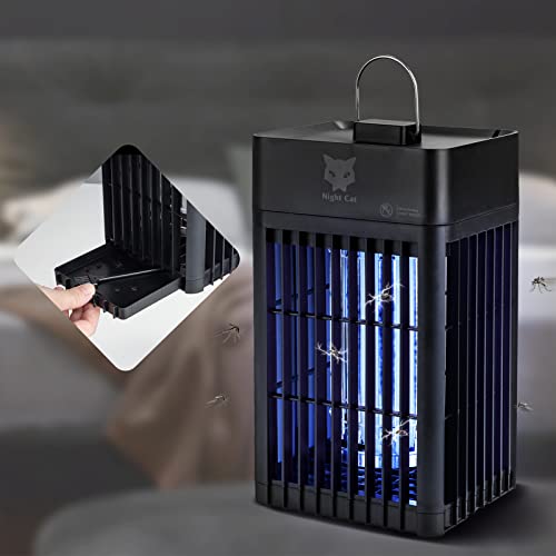 Night Cat Bug Zapper Outdoor Indoor 18W Mosquito Killer Lamp 4200V Powerful Fly Killing Lamp Electric Insect Killer for Garden Kitchen