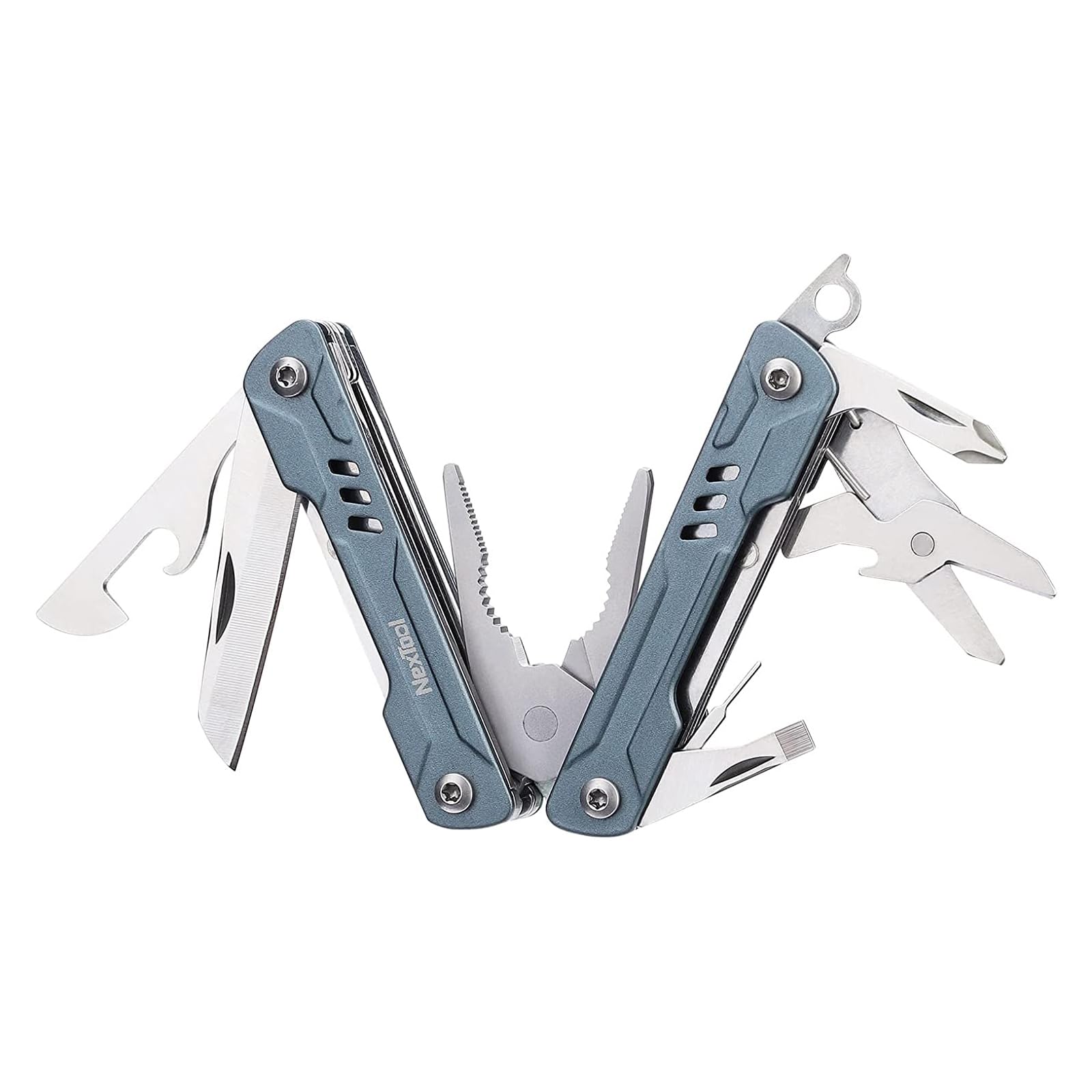 NexTool Keychain Multitool, Mini Multi Pliers with Pocket Knife, Screwdriver and Bottle&Can Opener, Pocket Tool, Father's Day Gifts from Daughter（Mini Sailor)