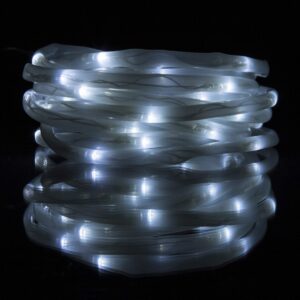 Pure Garden Solar Powered LED Rope Lights– 2-Pack