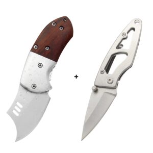 bykco small pocket knife bundle set, pack of 2