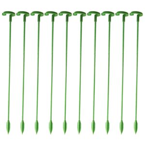 Plants Support Rods 10 Pcs Garden Bonsai Bracket Stake Single Stem Shrub Holder for Indoor Outdoo Garden Flower Potted Support Rod support rod for plants