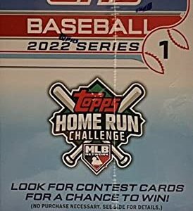 2022 Topps Series 1 Factory Sealed Blaster Box of Packs with 99 Cards including One EXCLUSIVE Commemorative Relic Card and Possible Rookies Autographs and Jersey Cards